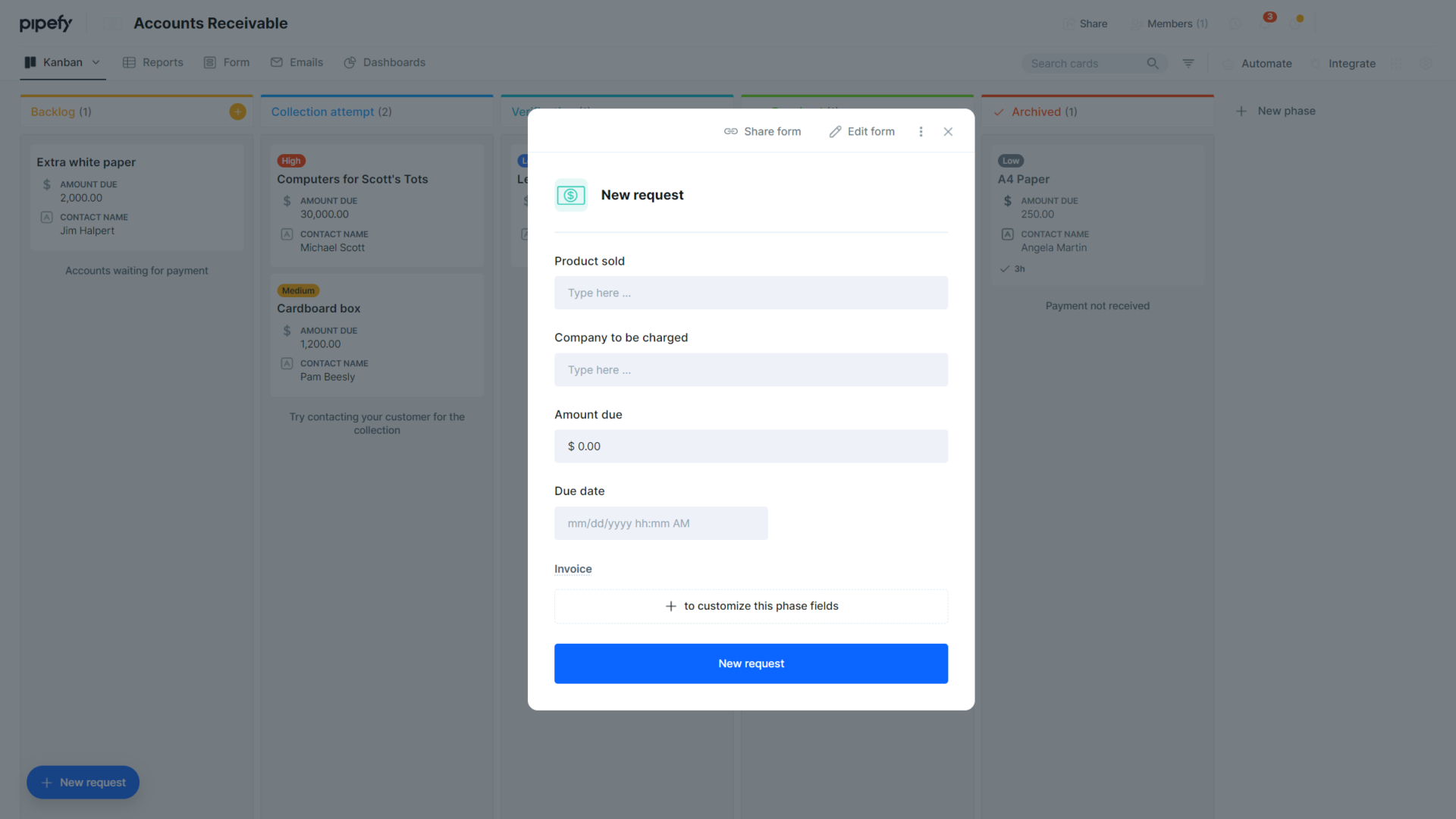 Accounts Receivable Procedure & Checklist Free Template | Pipefy