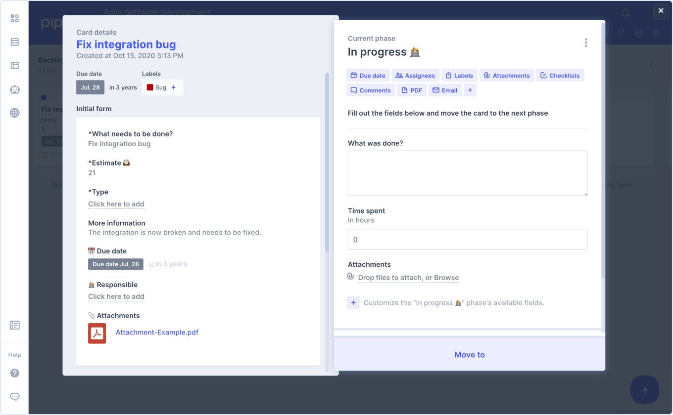 Agile Software Development Template [Free] | Pipefy