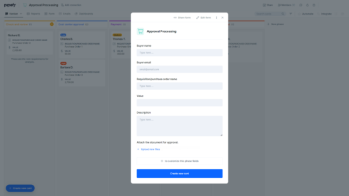 Procurement Approval Process Template (Free) | Pipefy