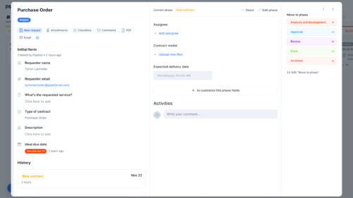 Business Contract Analysis | Pipefy