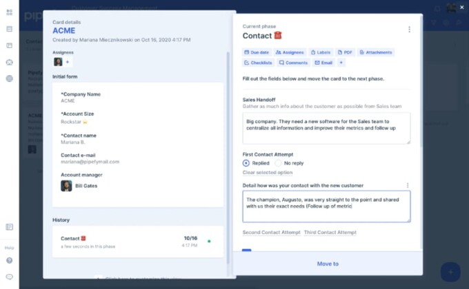 Customer Success Management Free Template | Pipefy