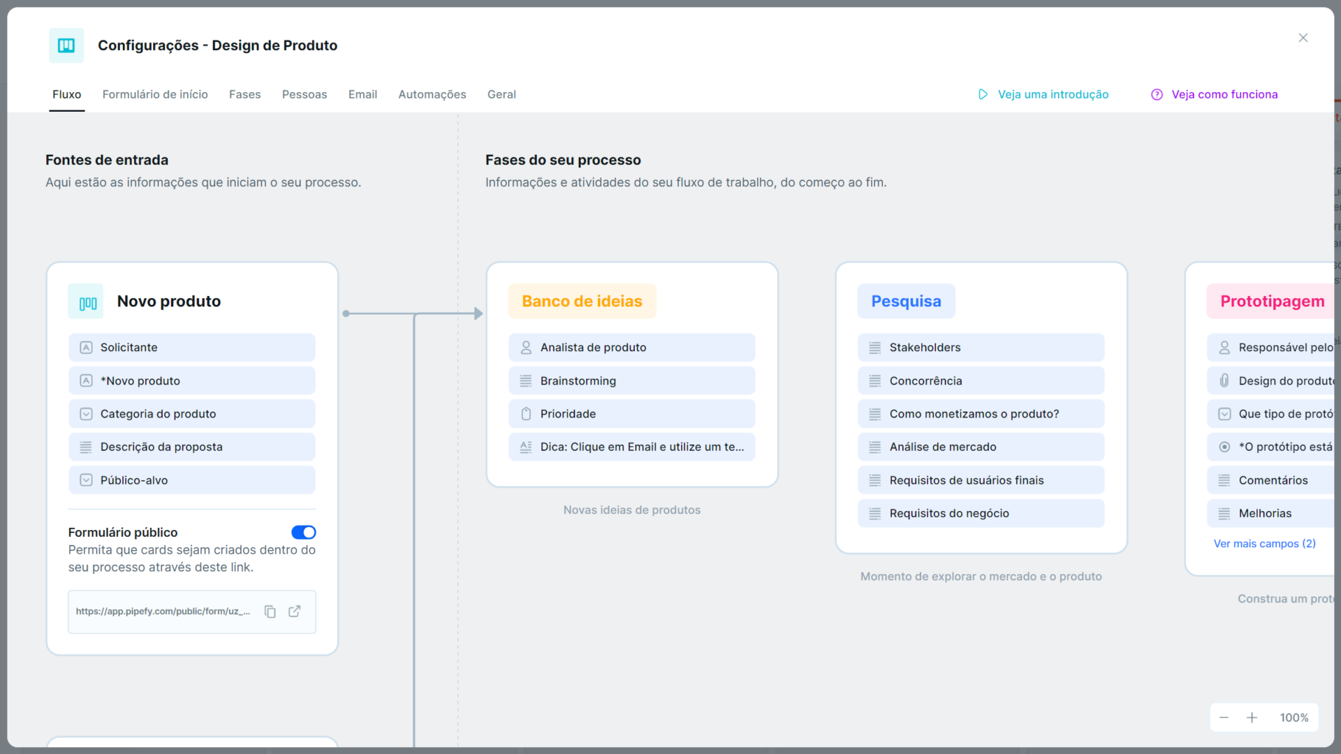 Design de Produto | Pipefy