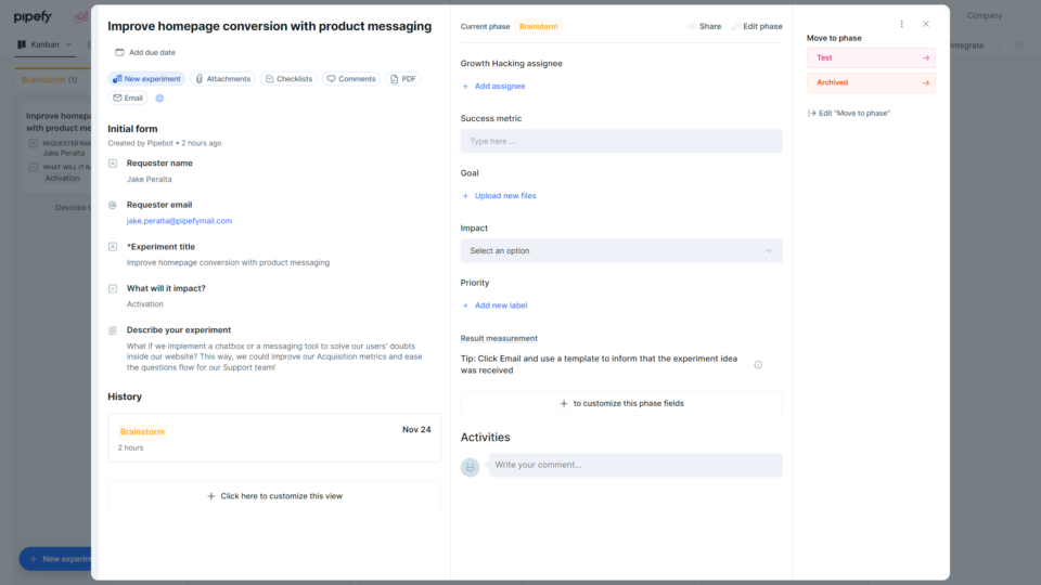 Growth Hacking Tricks (Template Included) | Pipefy