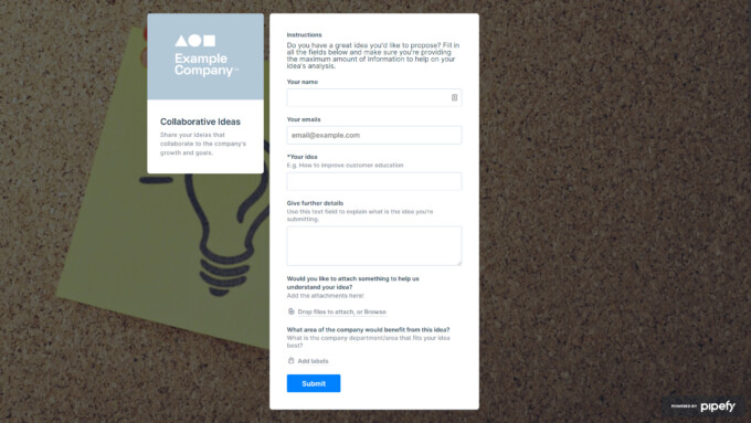 Collaborative Idea Management | Pipefy