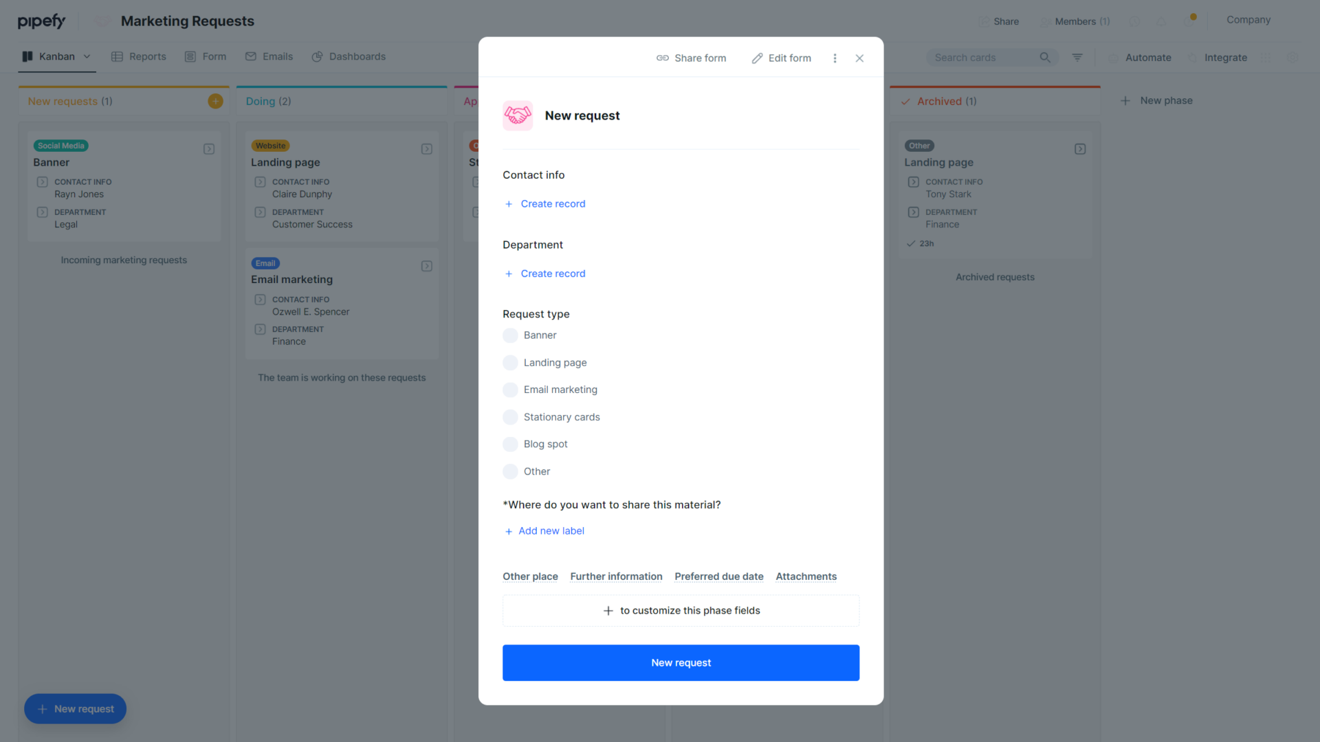 Easy Way To Manage Marketing Requests (Template Included) | Pipefy