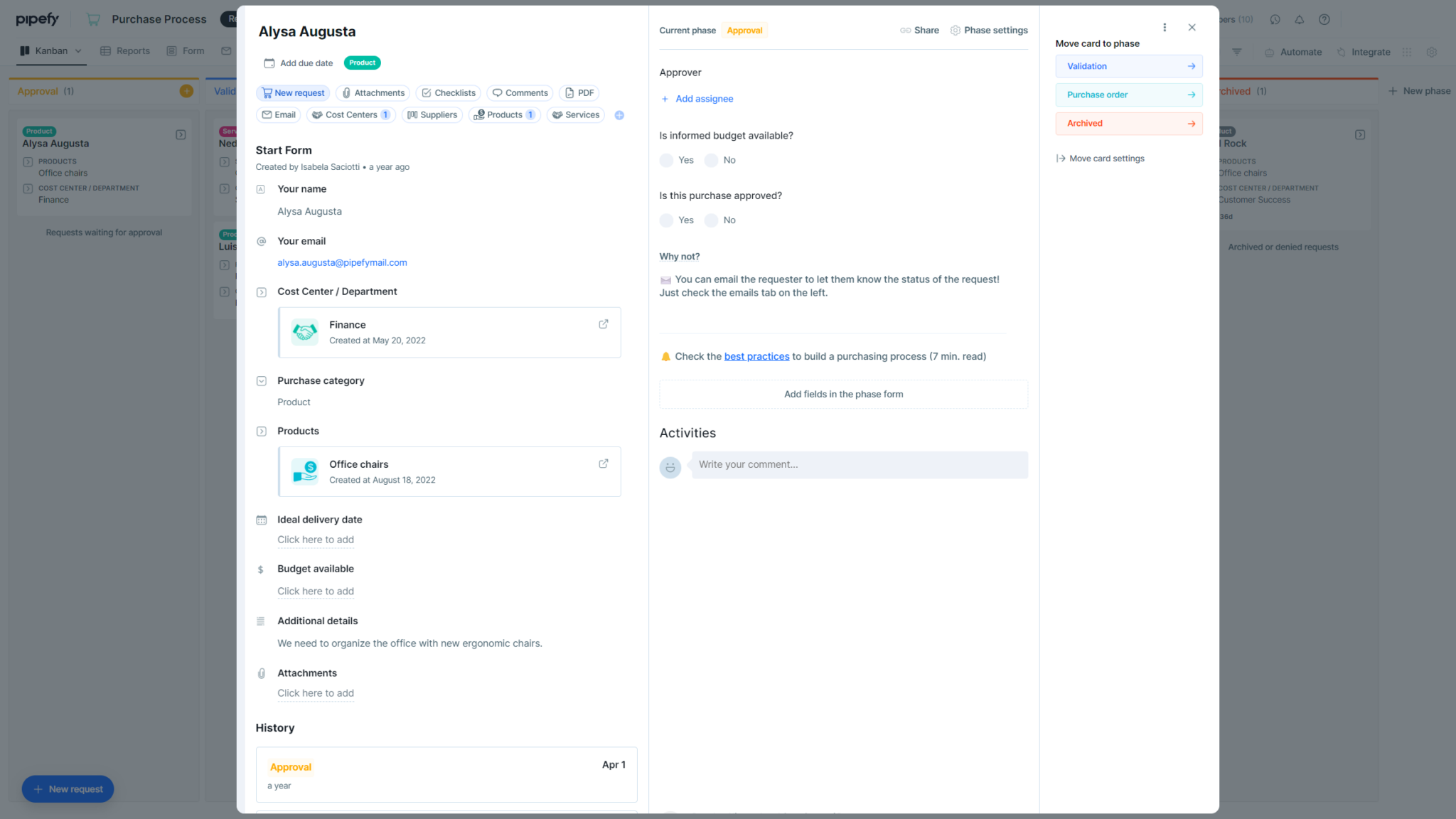 Procure-to-Pay (P2P) Free Template Pack | Pipefy