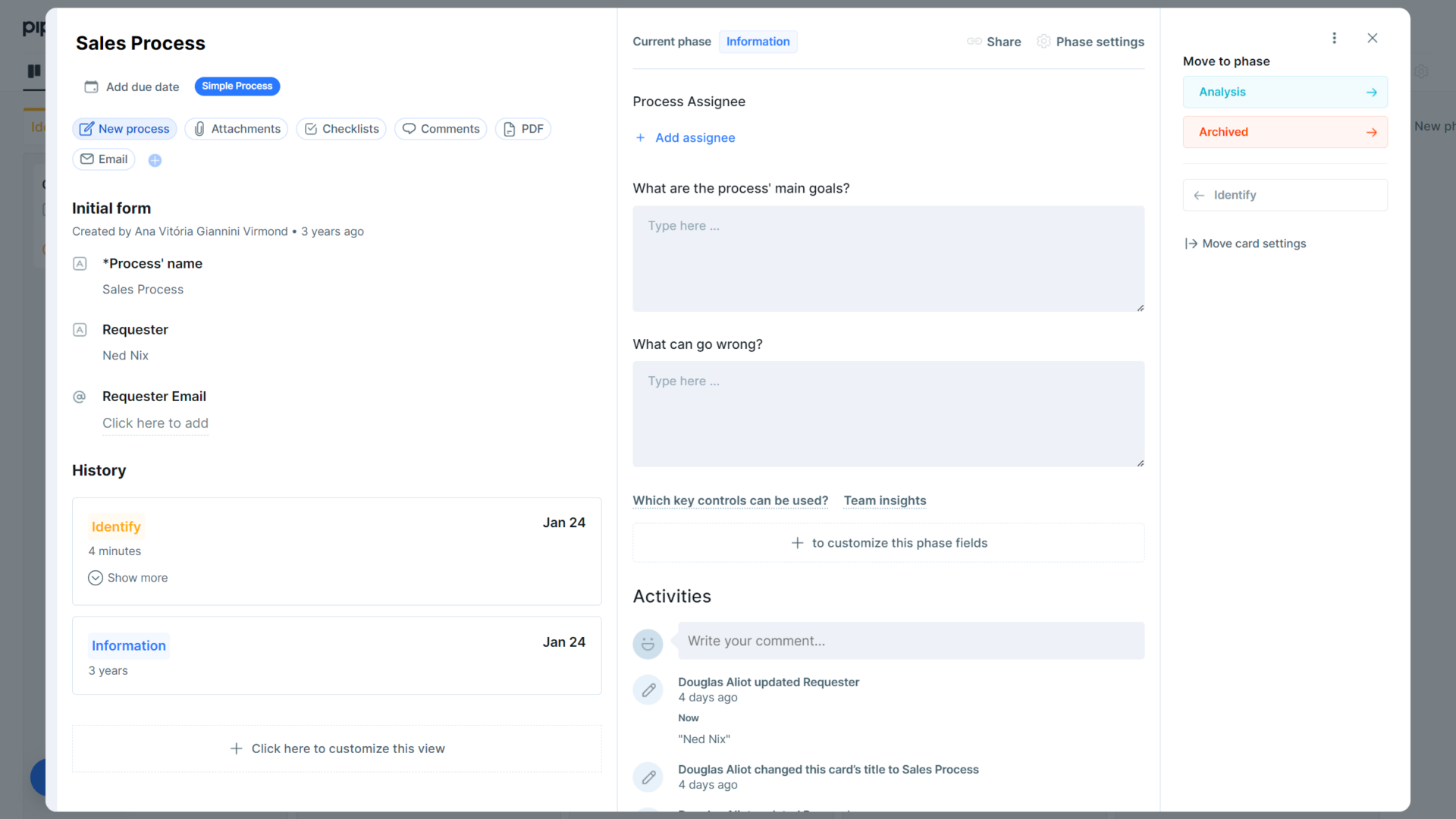 Business Process Mapping Template (Free) | Pipefy