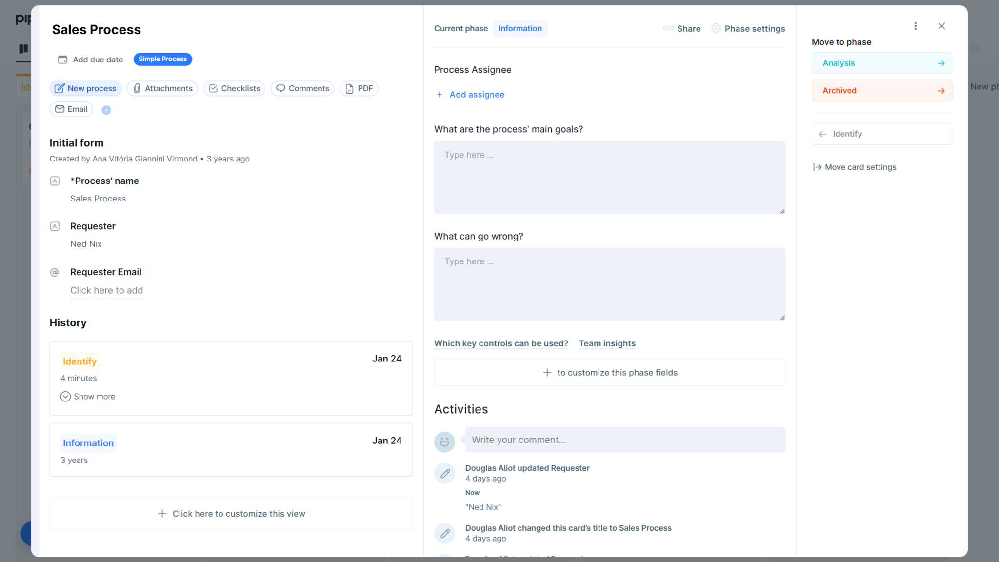 Business Process Mapping Template (Free) | Pipefy