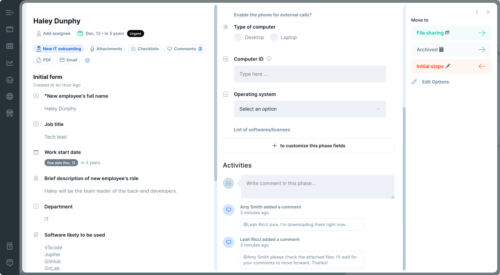 IT Onboarding Process Template - Free Software | Pipefy