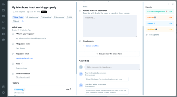 Centralize your demands with the best IT ticketing system | Pipefy
