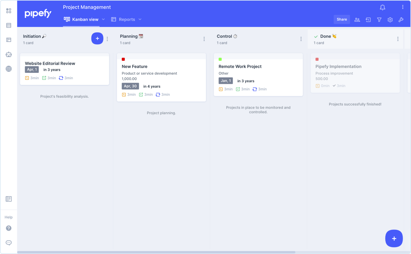 Project Management | Pipefy