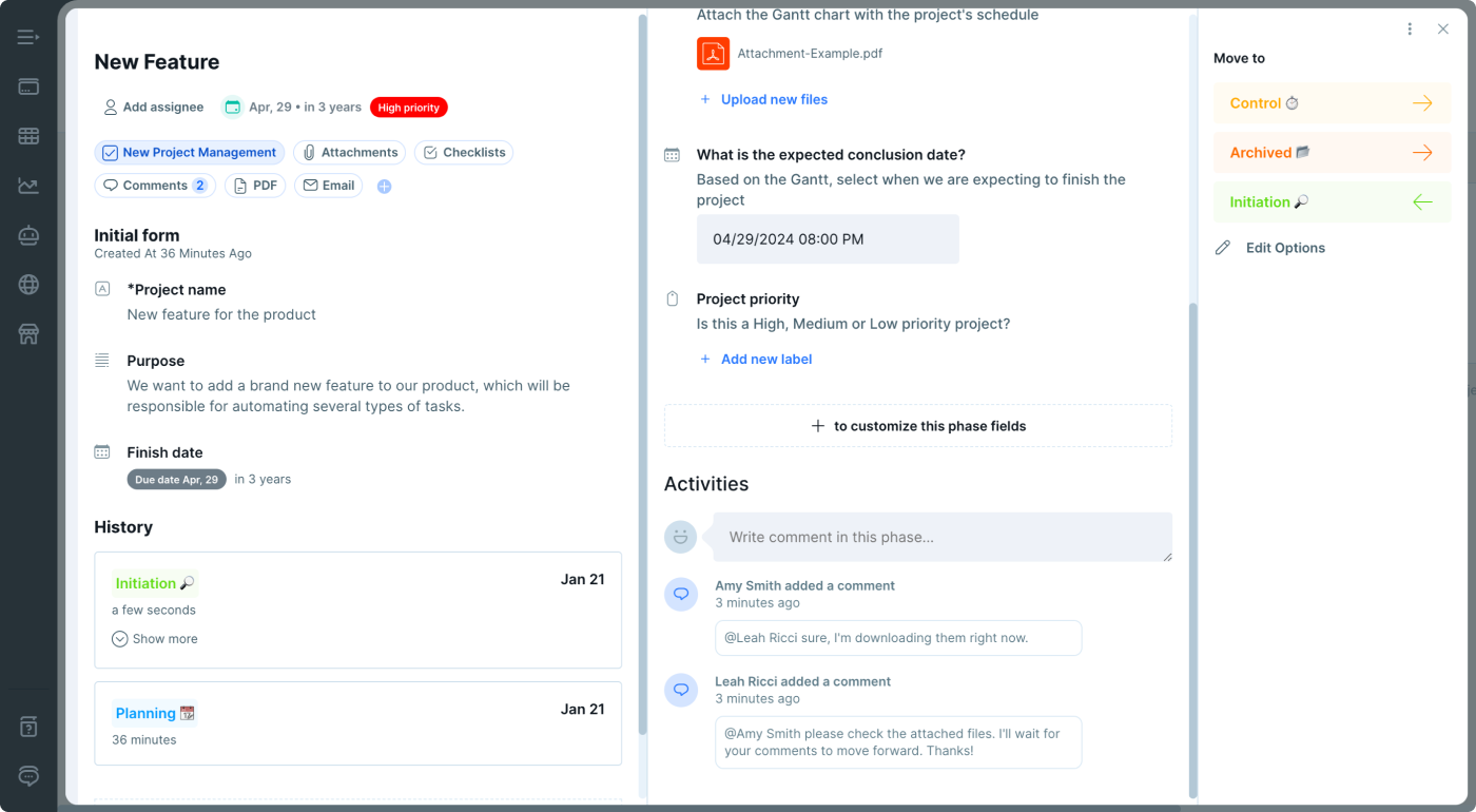 Project Management | Pipefy Project Management | Pipefy