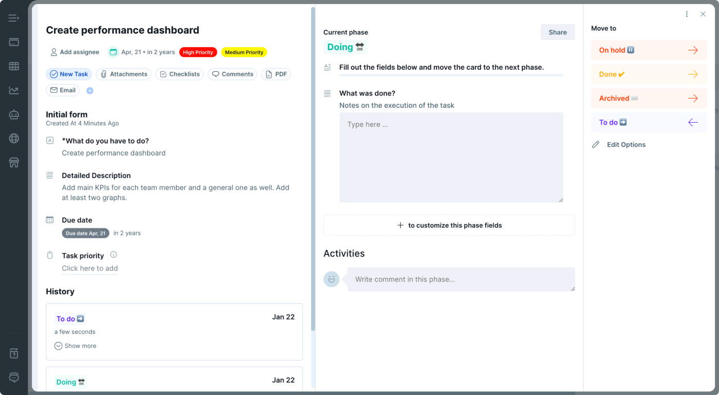 Simple To-do List | Pipefy