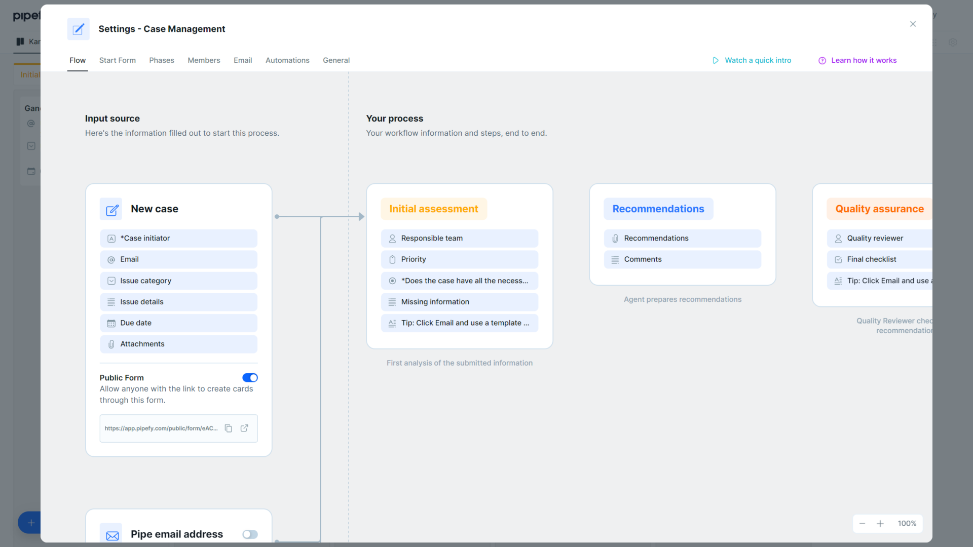 Case Management | Pipefy