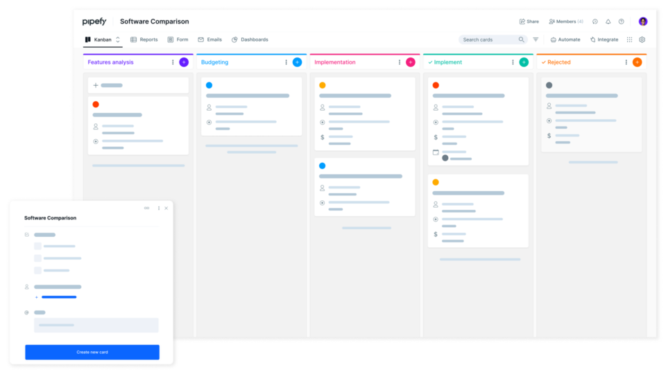Software Comparison Template (Free) | Pipefy