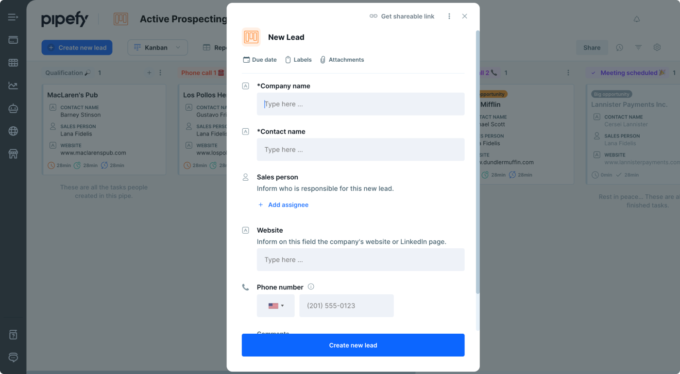 Sales Prospecting Plan Template (Free) | Pipefy