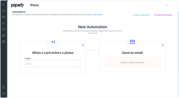 Projects - General Project Development | Pipefy