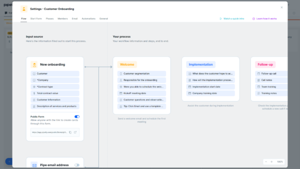 Customer Onboarding Template (Free) | Pipefy