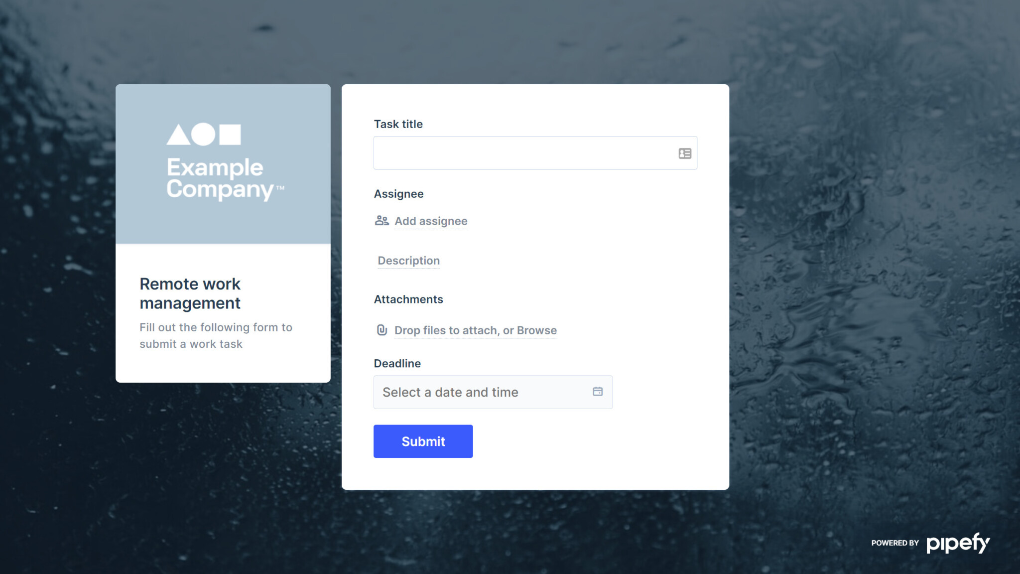 Remote Work Management Template | Pipefy