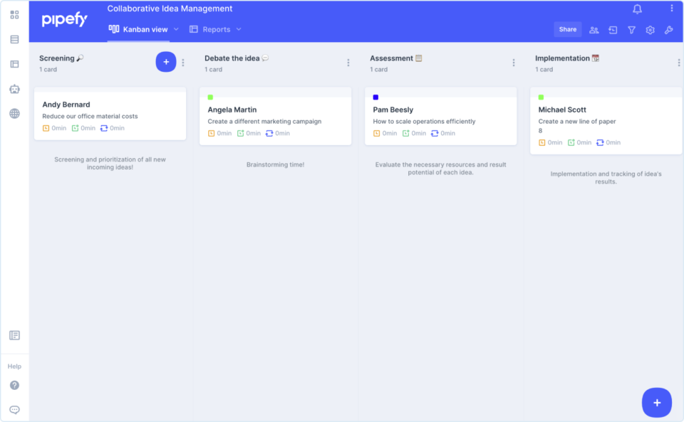 Collaborative Idea Management | Pipefy