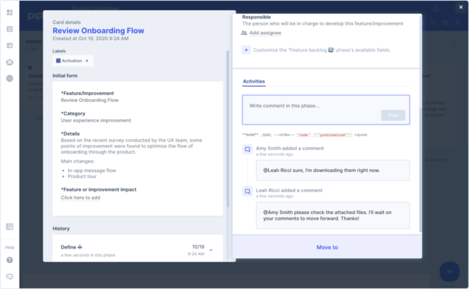 Get Started with #1 Product Roadmap Software | Pipefy