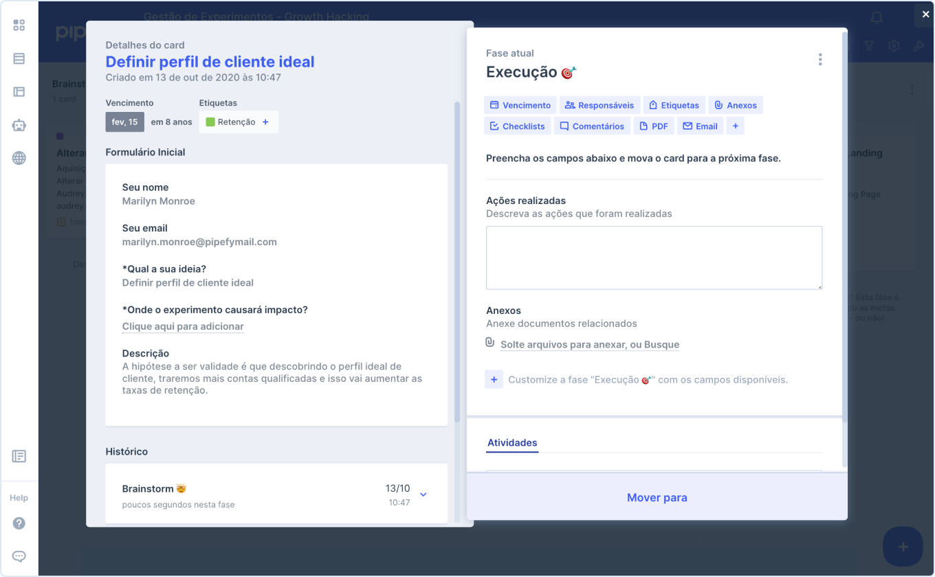 Modelo de Gestão de Growth Hacking Online | Pipefy