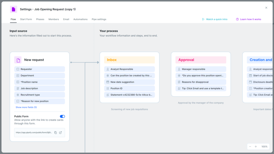 Job Requisition Form Template (Free) | Pipefy