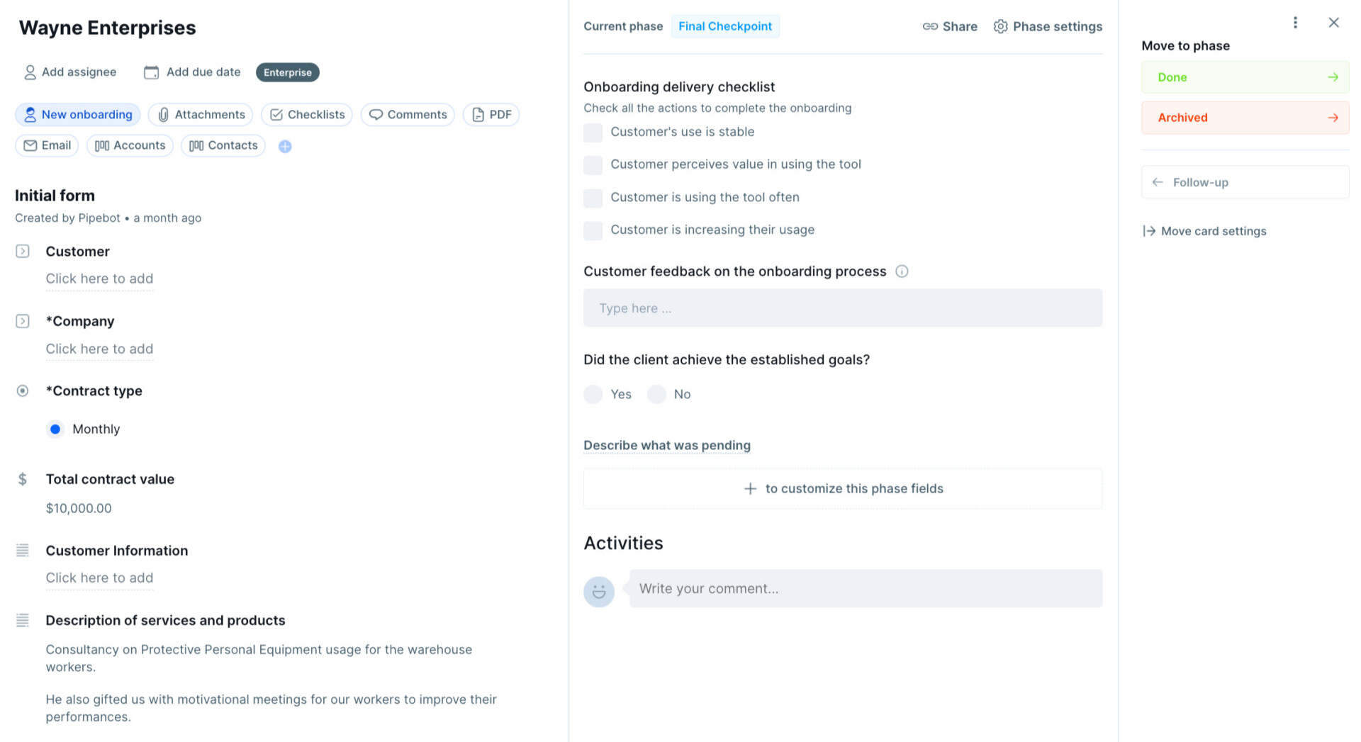 Customer Onboarding Tutorial for Lasting Relationships | Pipefy