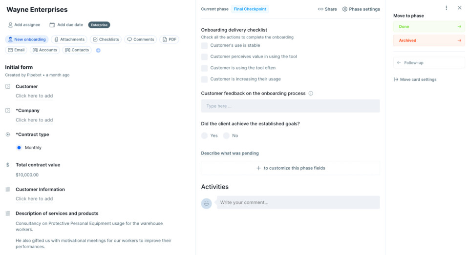 Customer Onboarding Tutorial for Lasting Relationships | Pipefy
