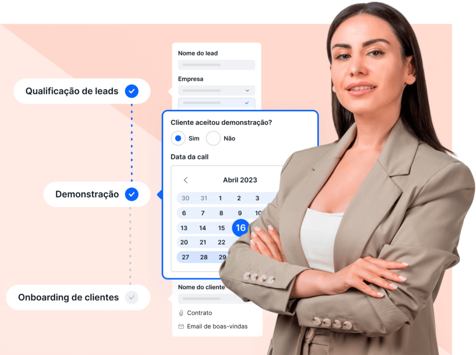 Automatize seu funil de vendas com o CRM flexível e com IA