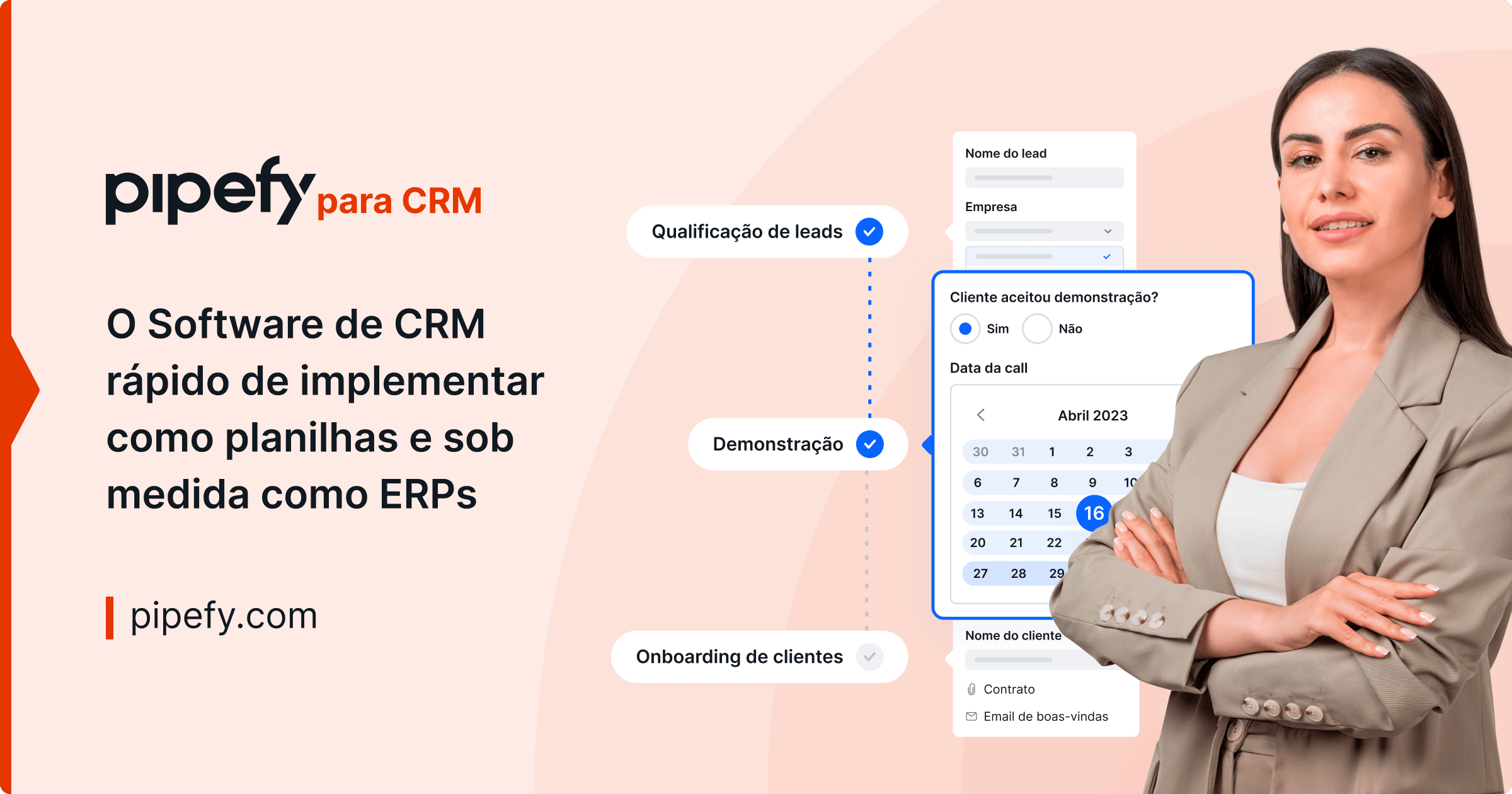 Automatize seu funil de vendas com o CRM flexível e com IA
