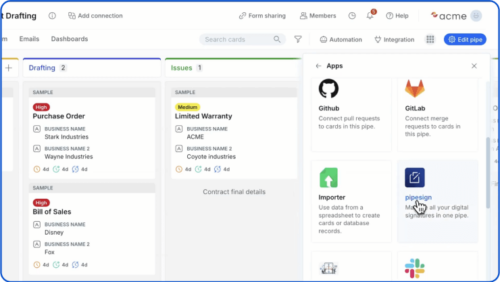 Pipesign by Pipefy: Managing Digital Signatures Safe and Easy | Pipefy